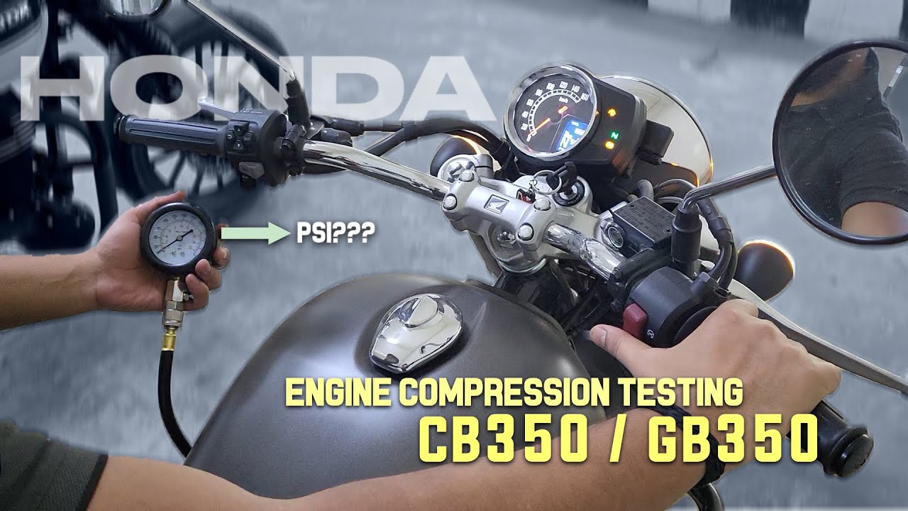 Honda CB350/GB350 engine compression test | Engine tuning part 1 - YouTube
