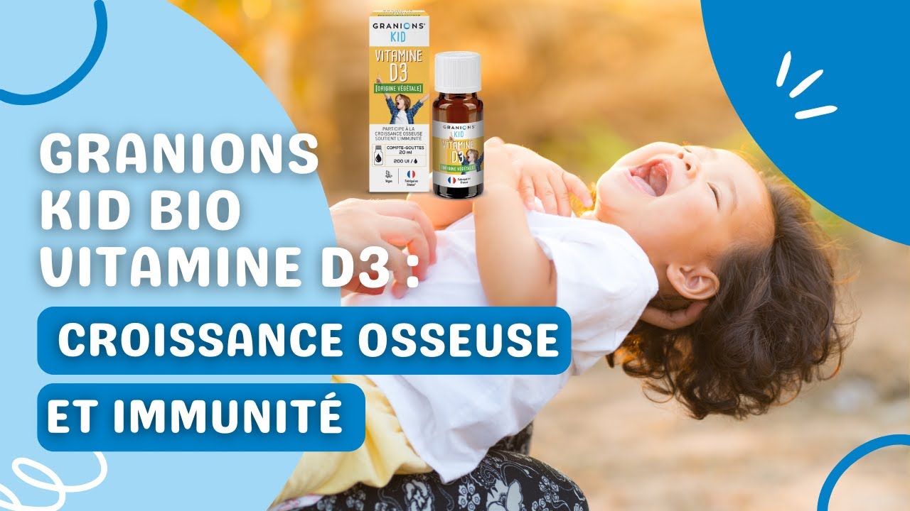 GRANIONS KID BIO IMMUNITÉ : Pour une croissance osseuse et une immunité ...