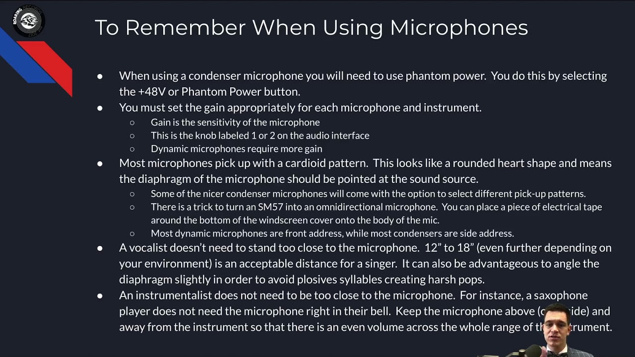 Record an Audition: Microphone Placement Ideas - YouTube