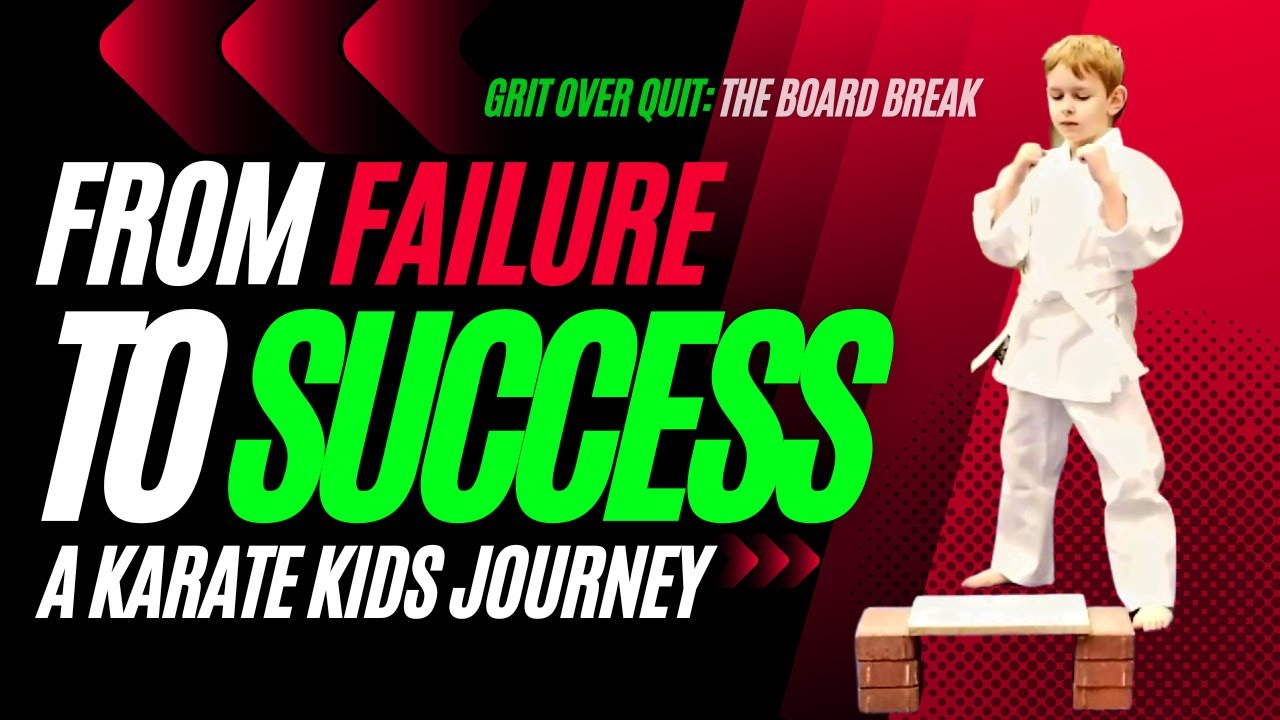 From Failure to success: The story of a Karate kid's gritty Board Break ...