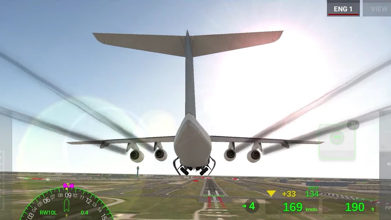 Without engines dangerous landing | Airline commander best gaming - YouTube