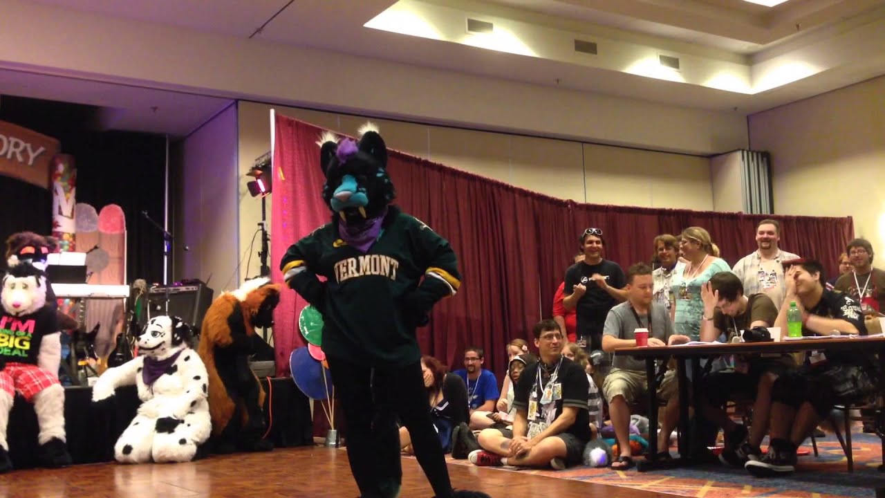Megaplex 2014 Fursuit Dance Competition -20- Gale Frostbane Showcase ...