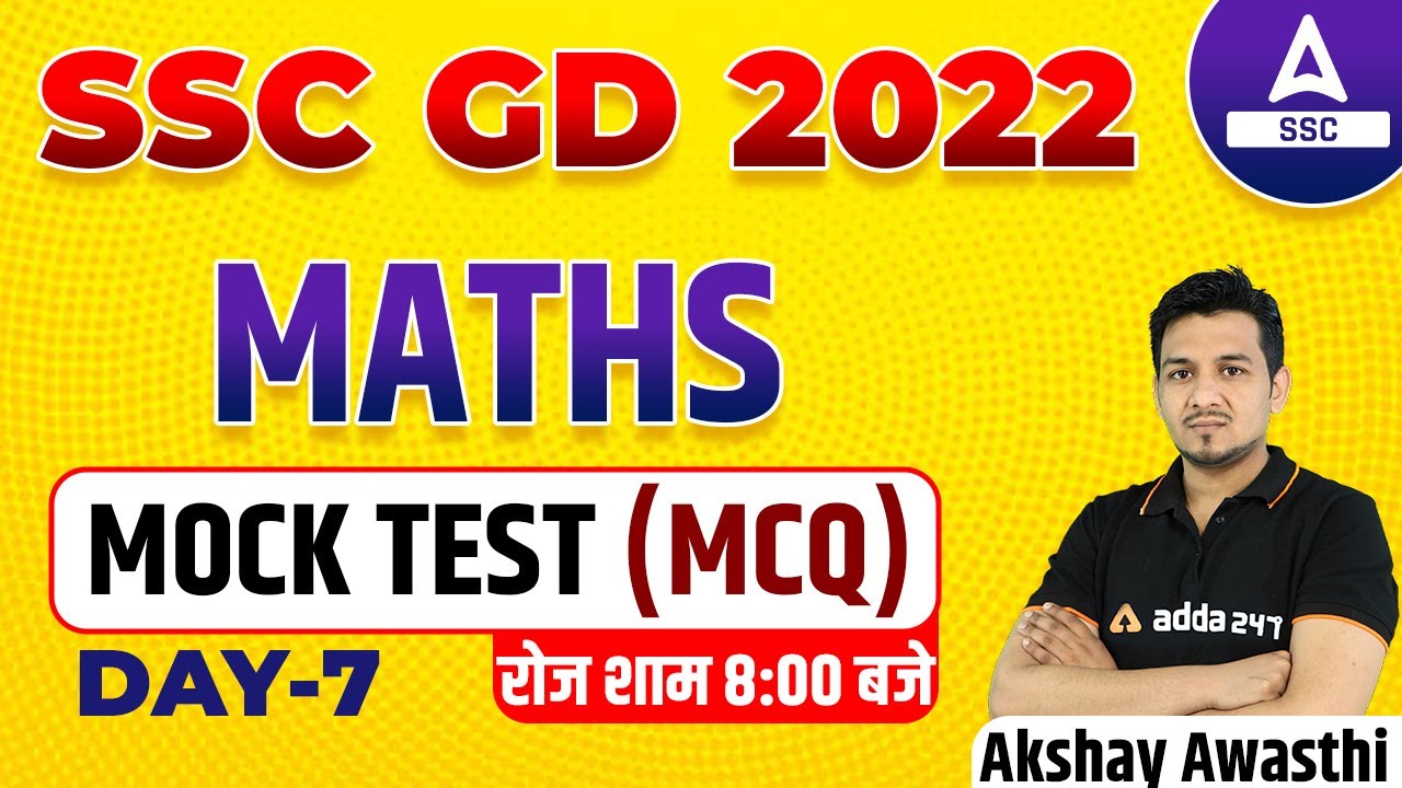 SSC GD 2022 | SSC GD Math Class | SSC GD Maths by Akshay Awasthi | SSC ...