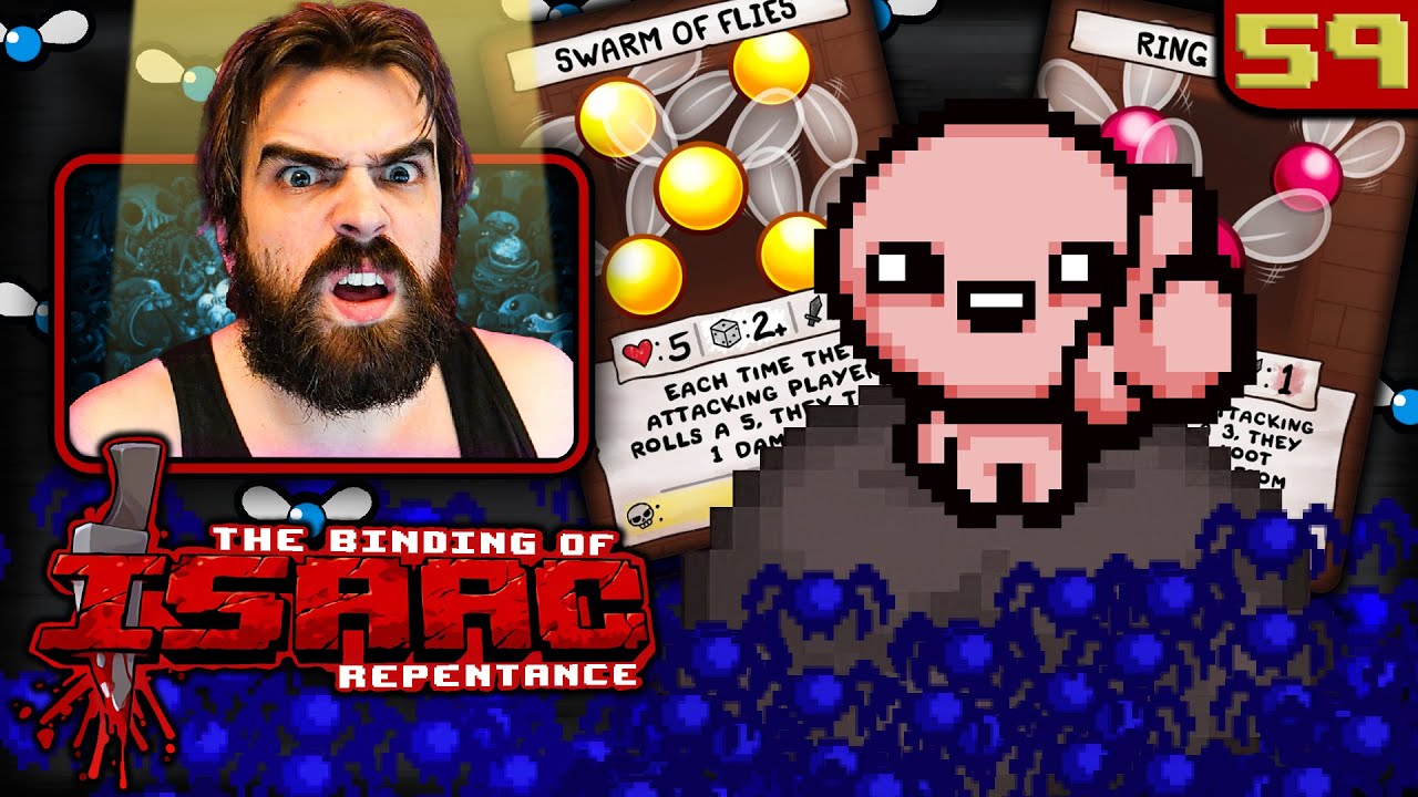 Getting Attacked By A LOT of Flies And Spiders - The Binding Of Isaac ...