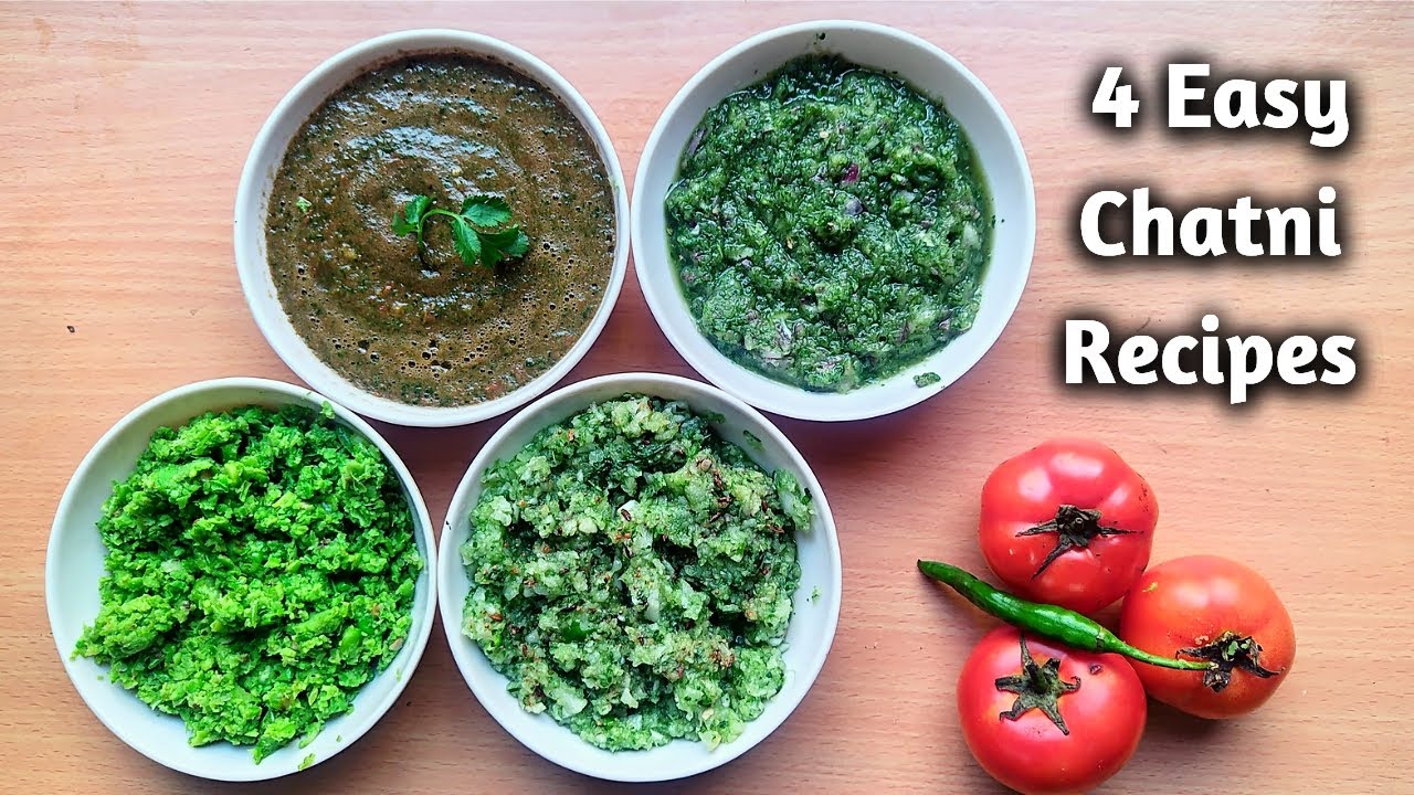 धनिये की 4 चटपटी चटनियां बनाएं और दो की जगह चार रोटी खाएं | Quick and ...