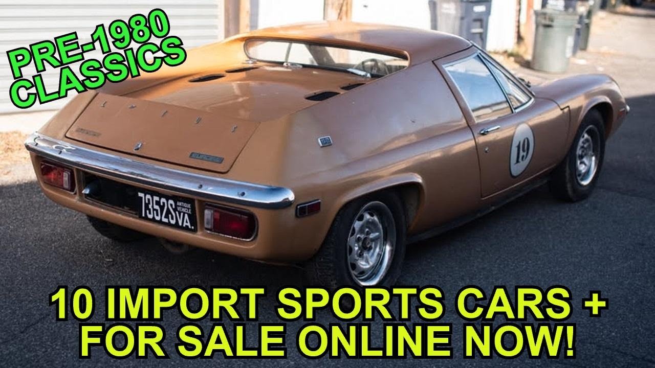 VINTAGE IMPORT SPORTS CARS, ROADSTERS, CLASSICS For Sale Now Under ...
