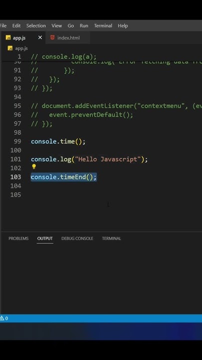 JavaScript Code know execute time #javascript #programming #html #viral #react #css #trending ...