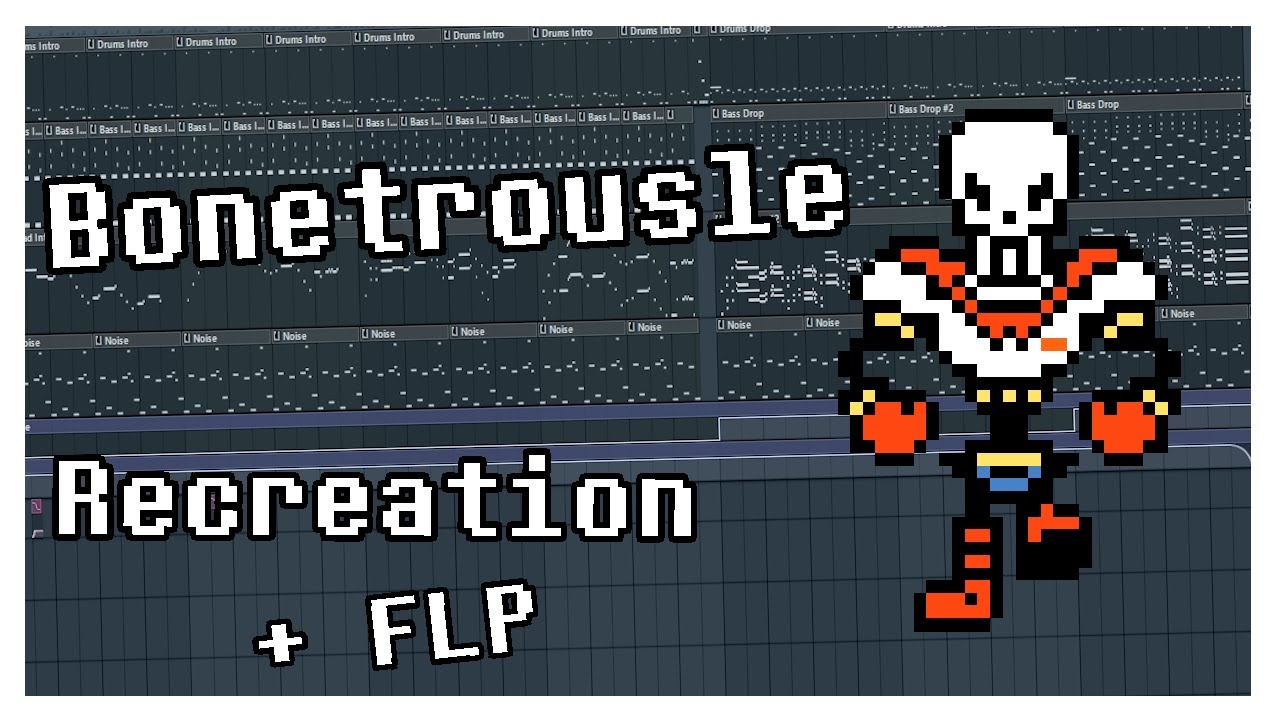 Undertale - Bonetrousle (FL Recreation + FLP) - YouTube