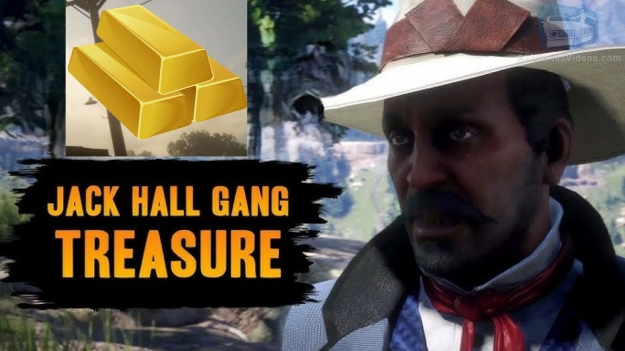 Jack Hall Gang Tressure, 2x gold bars guide #rdr2 - YouTube