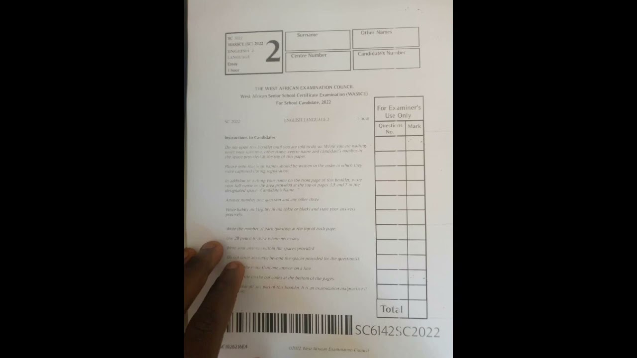 WAEC 2022 ENGLISH LANGUAGE QUESTIONS AND ANSWERS waec-2022-english-language-questions-and-answers