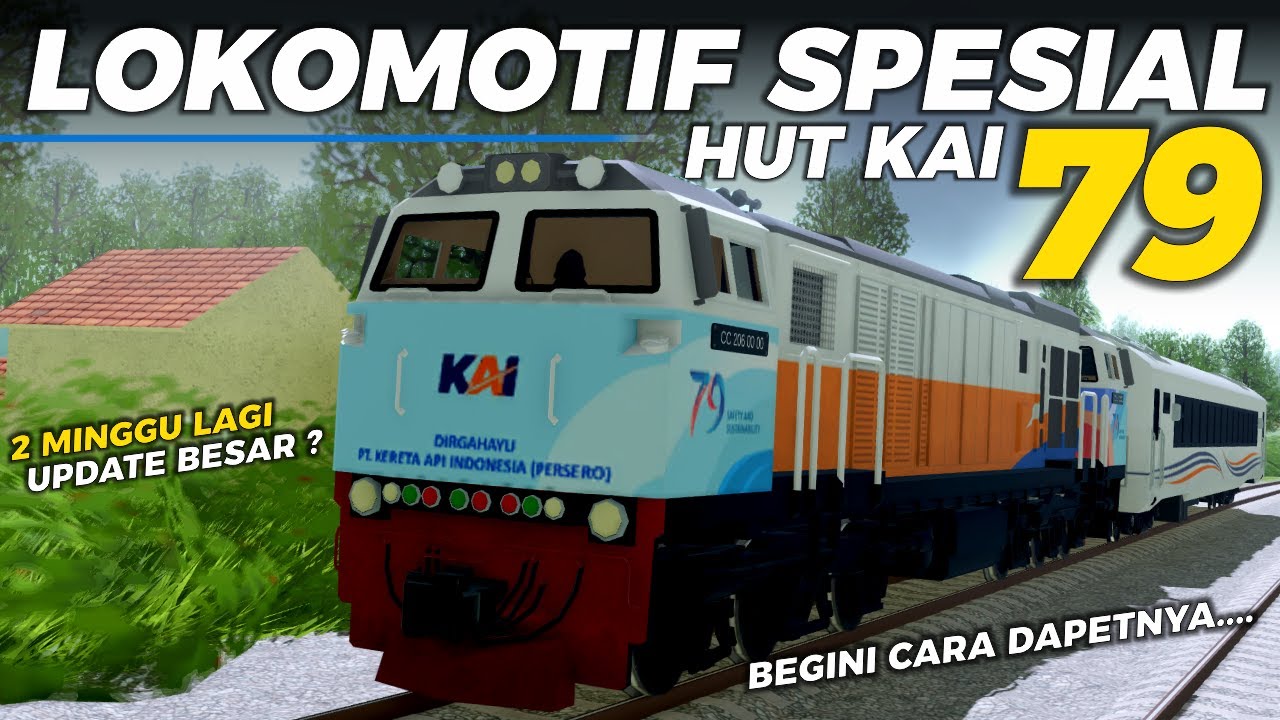 Akhirnya Dapet Lokomotif CC 206 SPESIAL HUT KAI 79 GRATISS 😍 - Roblox ...