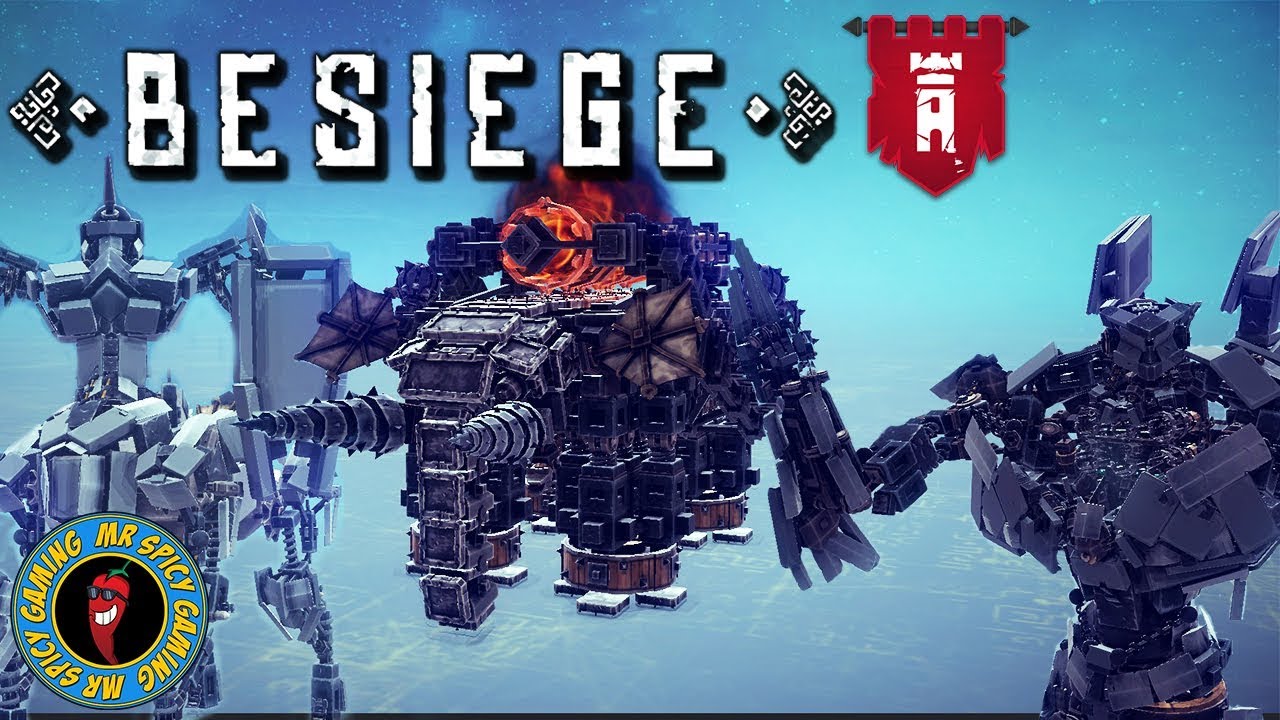 MAMMOTH-SIZE MECH DESIGNS! - Besiege Workshop Showcase - YouTube