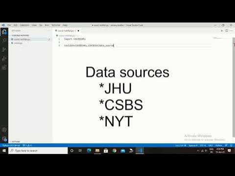 How to make Covid notifier using python||Windows 10||AK - YouTube
