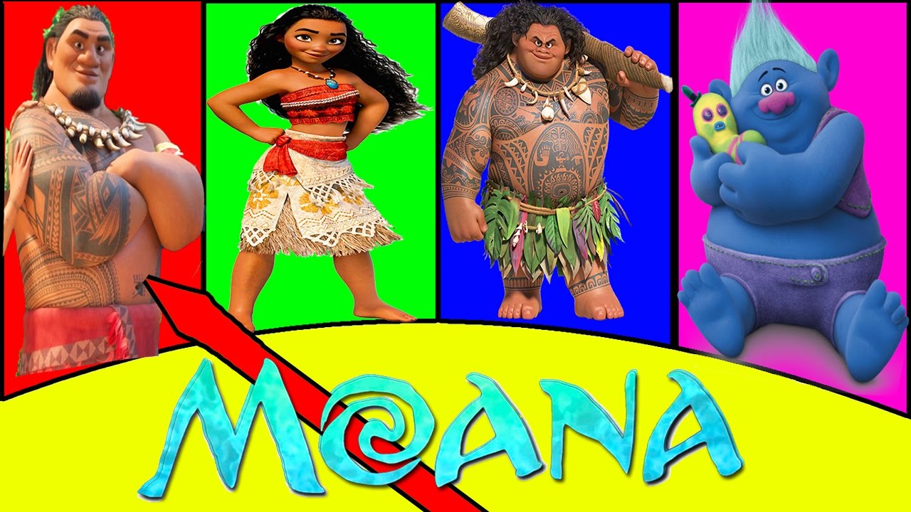 Moana Disney Piggy Bank Game - Trolls Movie, Paw Patrol, Best Learning ...