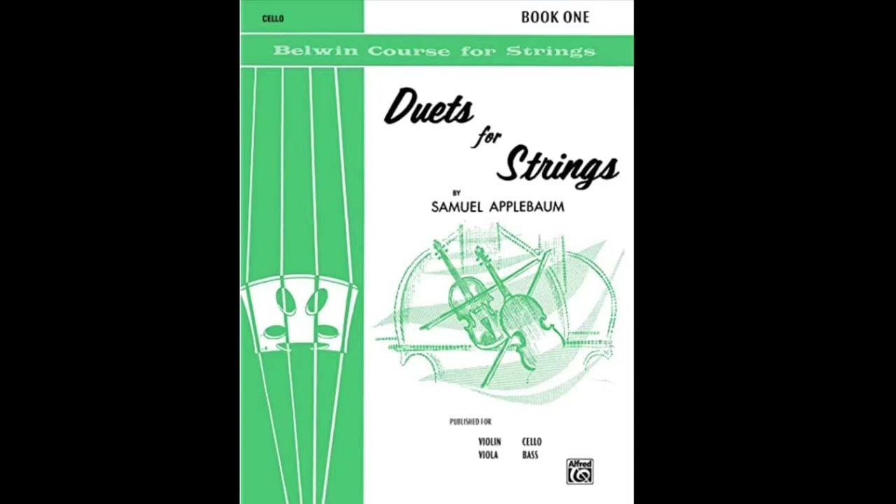 Samuel Applebaum - Duets for Strings (Two Cellos) - Book 1 - Part 1 (Pieces 1-13) - YouTube