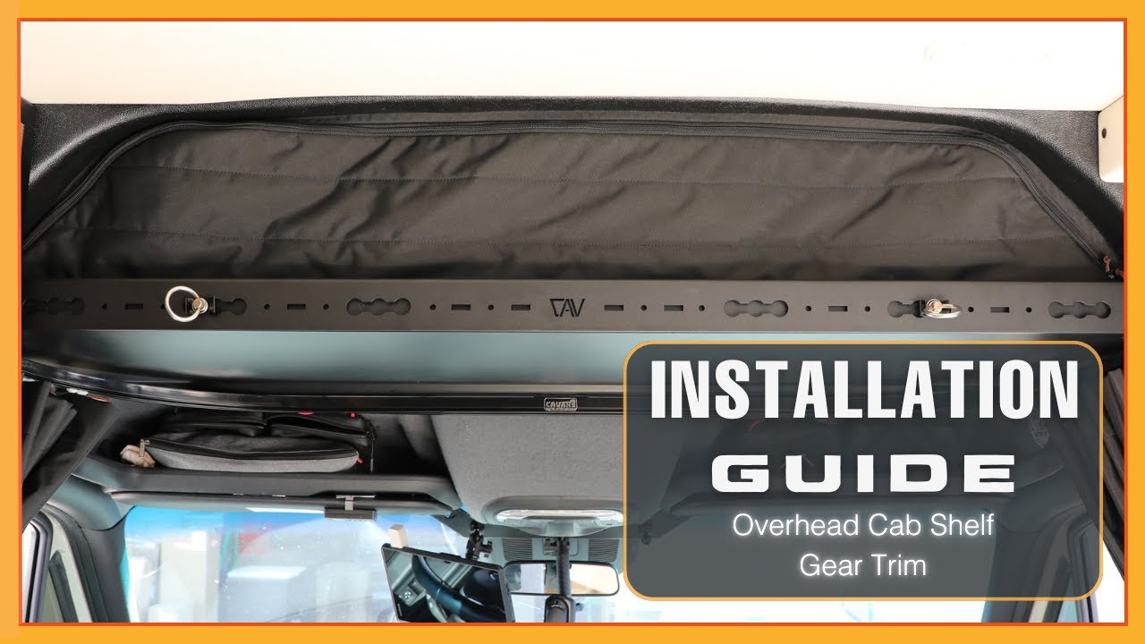 INSTALLATION GUIDE: Overhead Shelf Gear Trim - YouTube