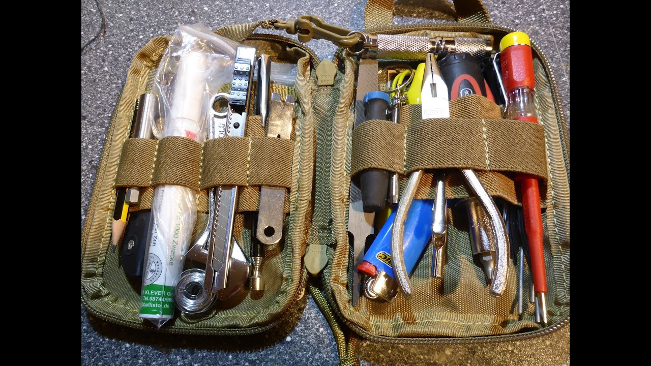 Werkzeug-Kit im Maxpedition Mini Pocket Organizer - YouTube