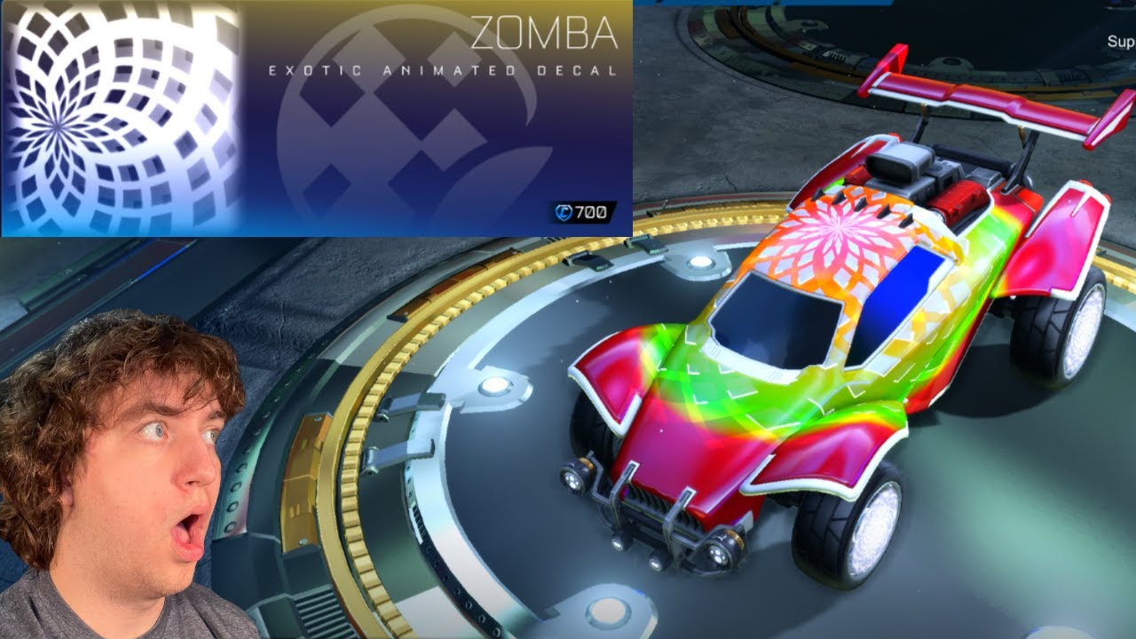 The NEW ZOMBA DECAL Looks Insane! [Rocket League] - YouTube