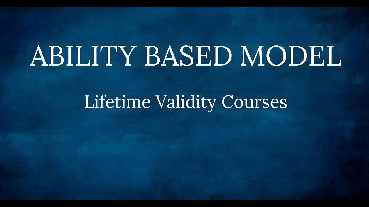 Ability based model- Edushastra - YouTube