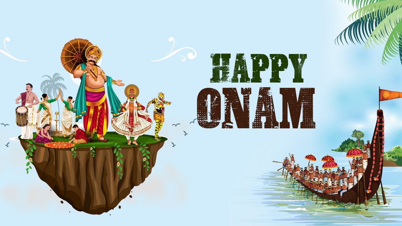 Onam Invitation | Whatsapp Post | Promo Video - YouTube