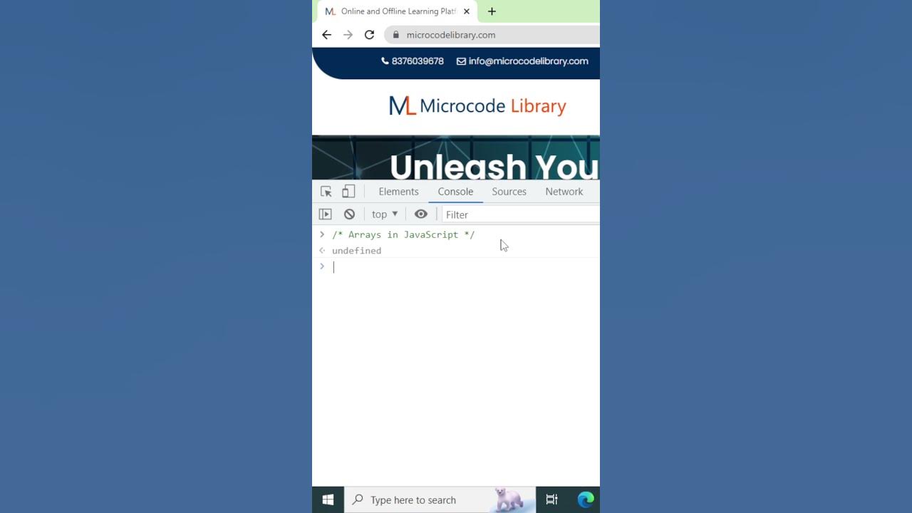 Array Express: Creating Arrays in JavaScript with Literal Notation | #shortsvideo #viral - YouTube