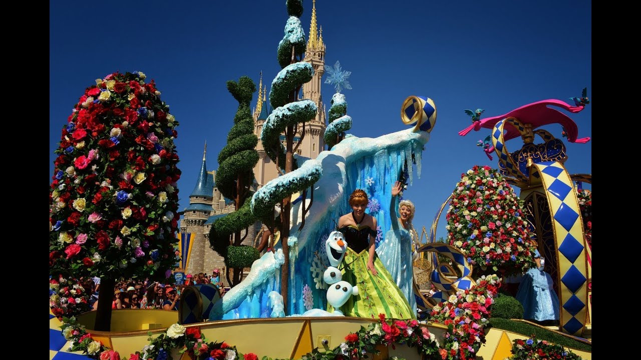 Festival of Fantasy FULL HD Parade at Magic Kingdom of Walt Disney ...