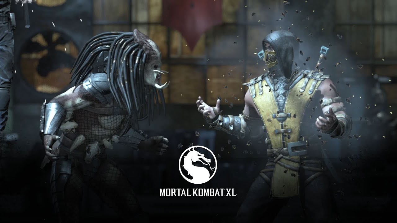 Predator VS Scorpion Mortal Kombat XL - YouTube