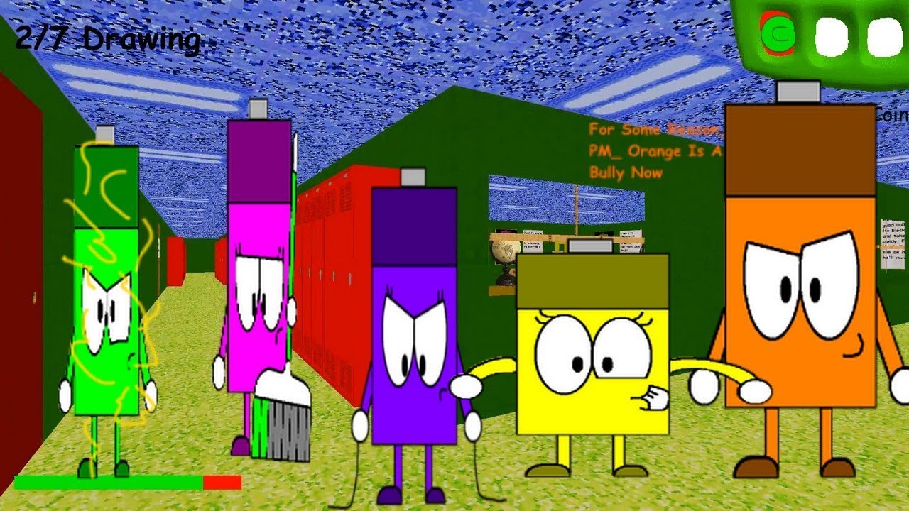 PM Green's Tutorial To Awesome Cartooning The Trial - Baldi's Basics ...