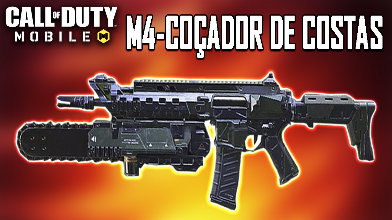 CALL OF DUTY MOBILE - M4 COM MOTOSSERRA (M4- COÇADOR DE COSTAS) - YouTube