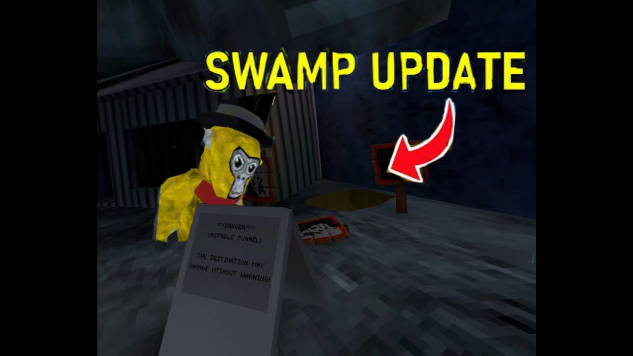 New gorilla tag swamp update!(new map) - YouTube