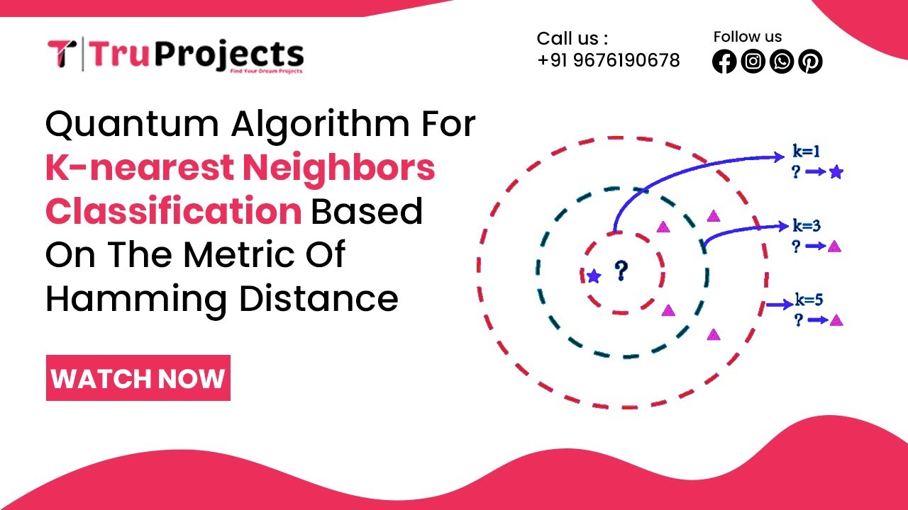 Quantum Algorithm For K Nearest Neighbors Classification Based On The Metric Of Hamming Distance