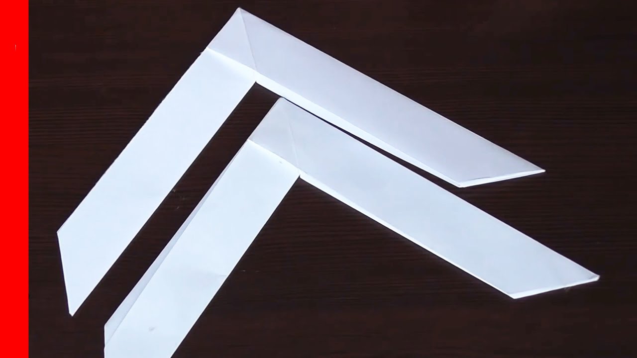 How to Make a Returning Paper Boomerang / Easy Returning Paper ...