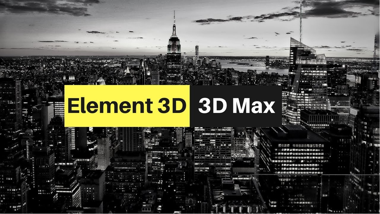 Element 3D in 3ds Max 2018 - YouTube