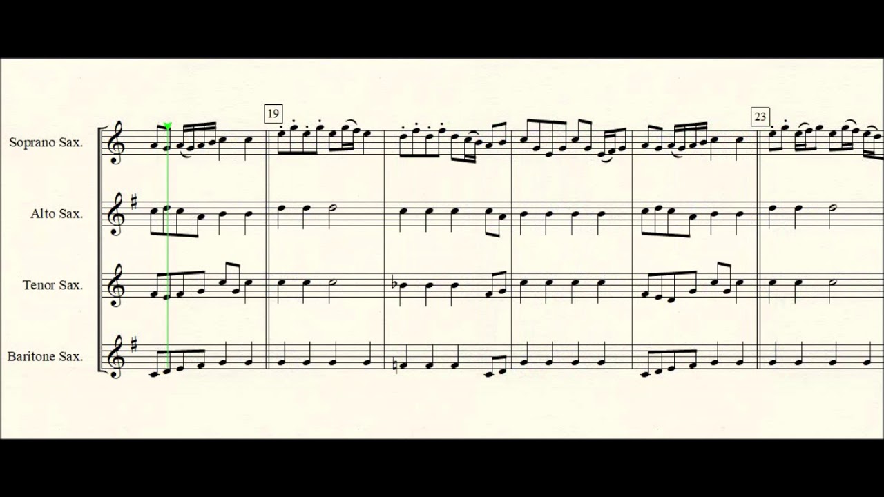 Two Tudor Tunes for Saxophone quartet. - YouTube