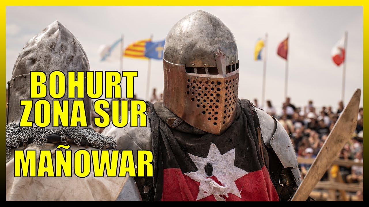 BUHURT COMBATE MEDIEVAL: 5 VS 5 BOHURT ZONA SUR VS MAÑOWAR - YouTube