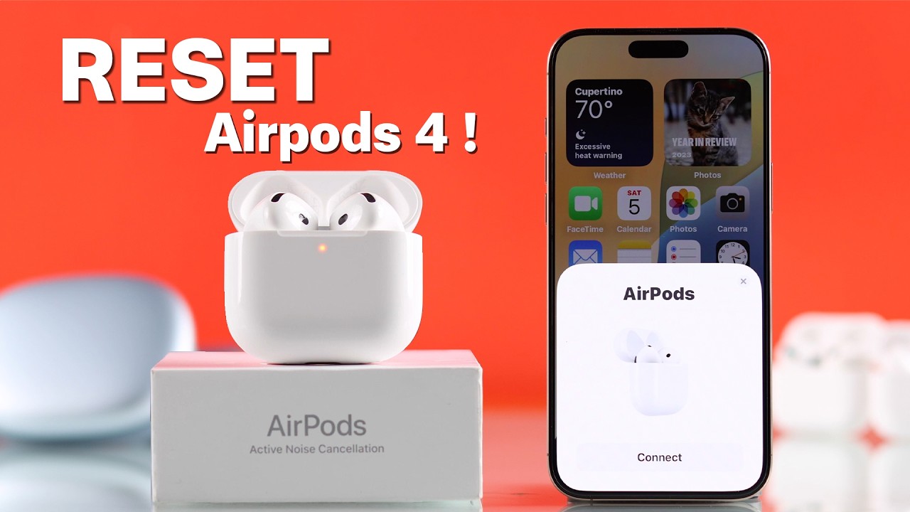 AirPods 4 with ANC: How to Factory Reset! - YouTube