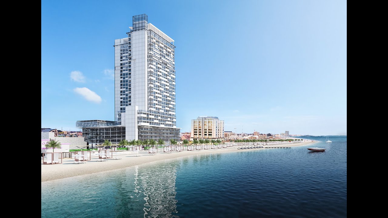 An Inner City Residential Building With Its Own Private Beach! - YouTube