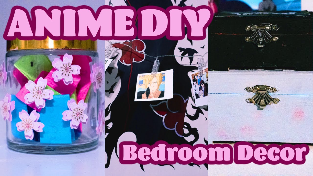 How To Make 3 Easy Anime Room Decor DIY - YouTube