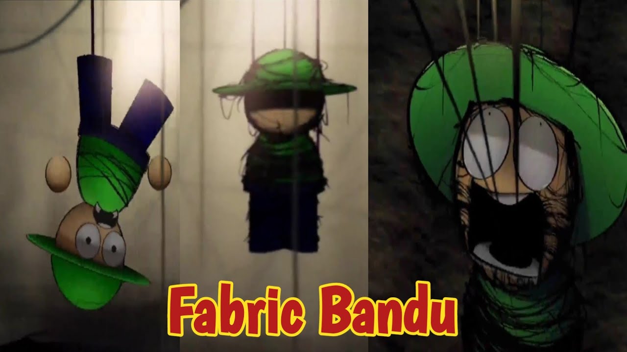 Friday Night Funkin' Vs Fabric Bandu I Bandu surrounded by strings ...