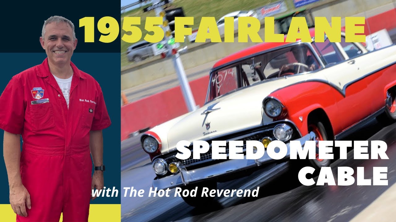 How to Replace the 1955 Ford Fairlane Speedometer Cable Assembly - YouTube