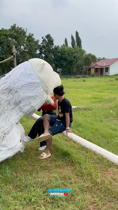 Lagi salto depan cewe cantik dimakan can macanan sampe jatuh - YouTube