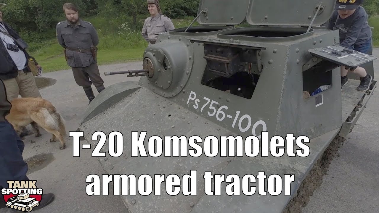 T-20 Komsomolets Soviet Armored Tractor Walkaround - Armoured Division ...