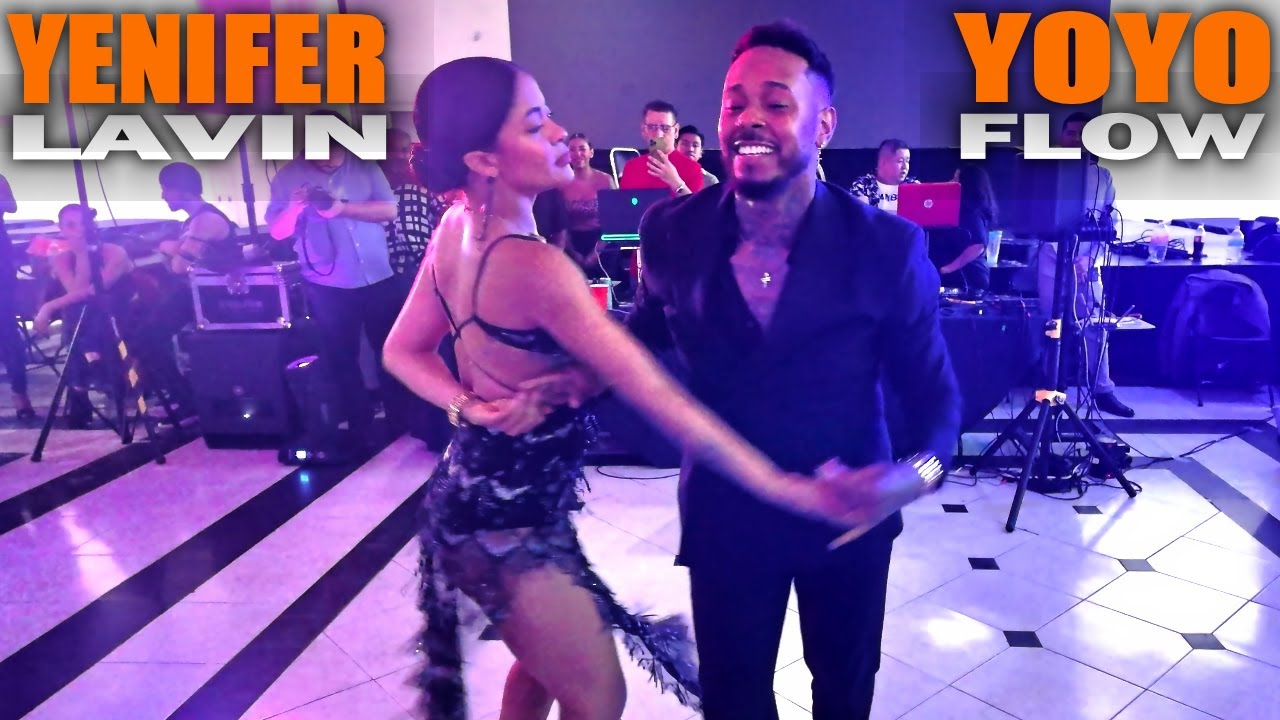 Yoyo Flow y Yenifer Lavin Bailando Salsa en México | ¿Sin zapatilla? ¡No importa, el baile sigue ...