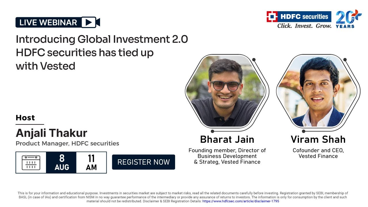 Introducing Global Investment 2.0 HDFC securities has tied up with ...