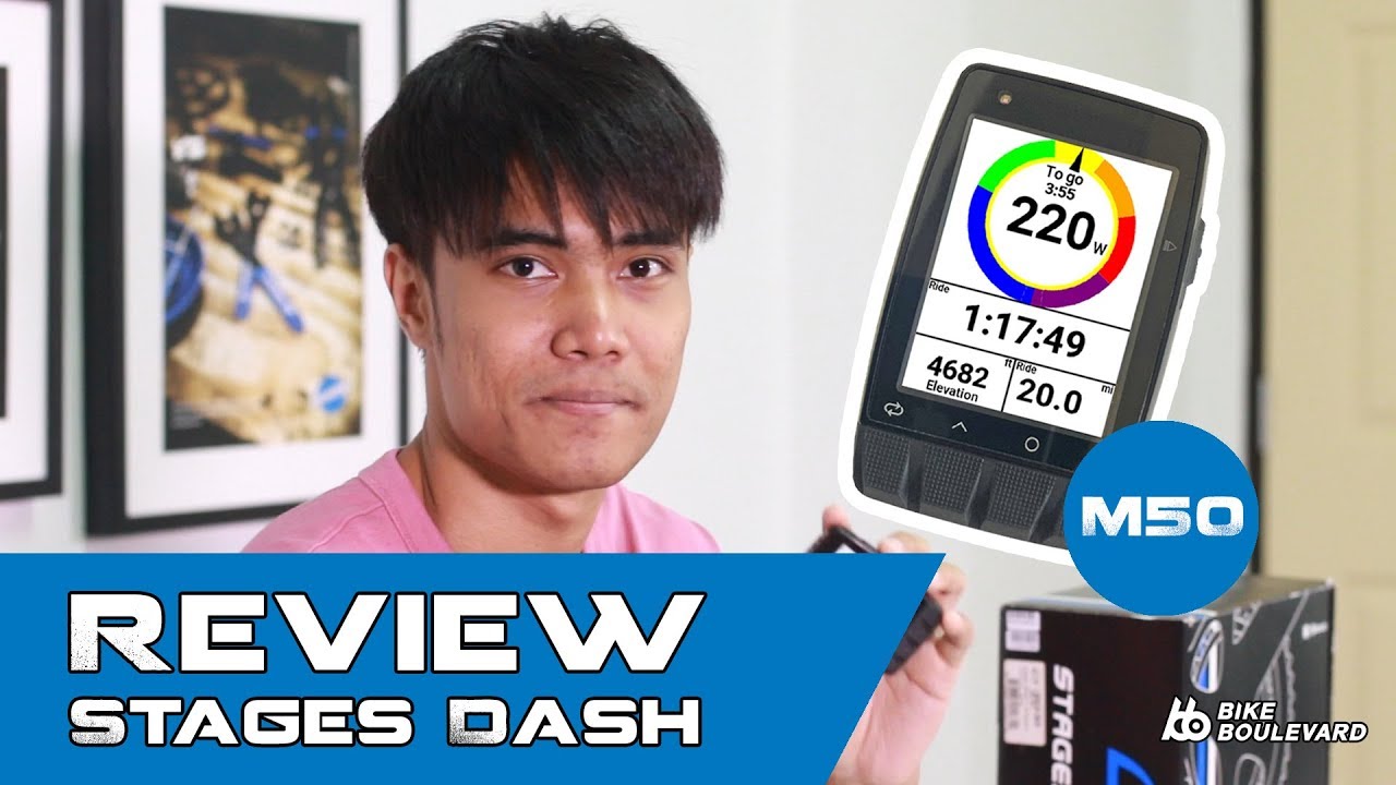 รีวิวไมล์จักรยาน Stages Dash M50 มาพร้อมหน้าจอสีสดใส ฟังก์ชันโดนใจนักปั่น - YouTube