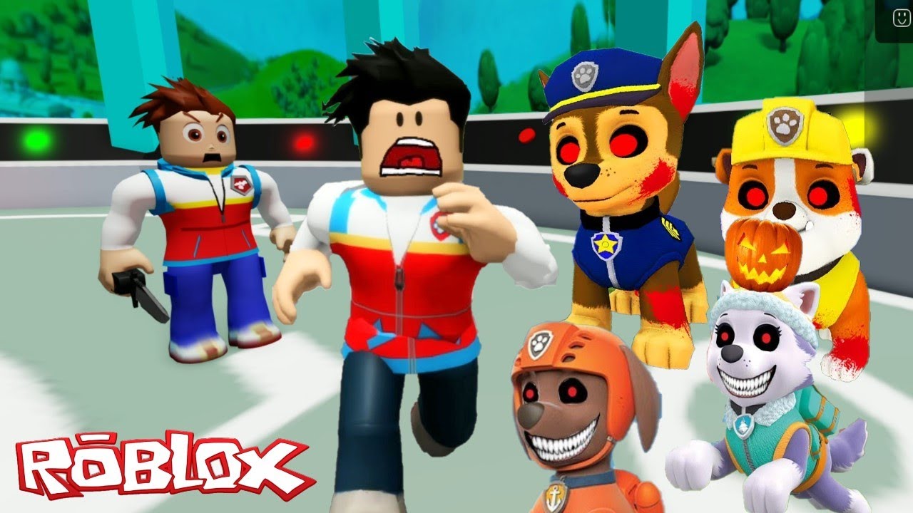 ROBLOX - Ryder do Bem Ensinando a Concluir o Mapa da Patrulha canina do Mal - YouTube