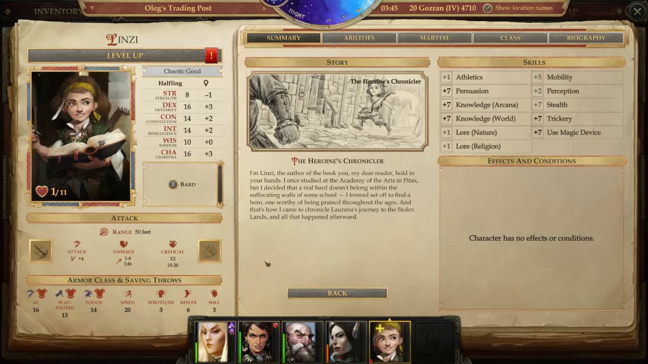 Pathfinder Kingmaker Mutliclass Bard Companion to Empyreal Sorceror ...