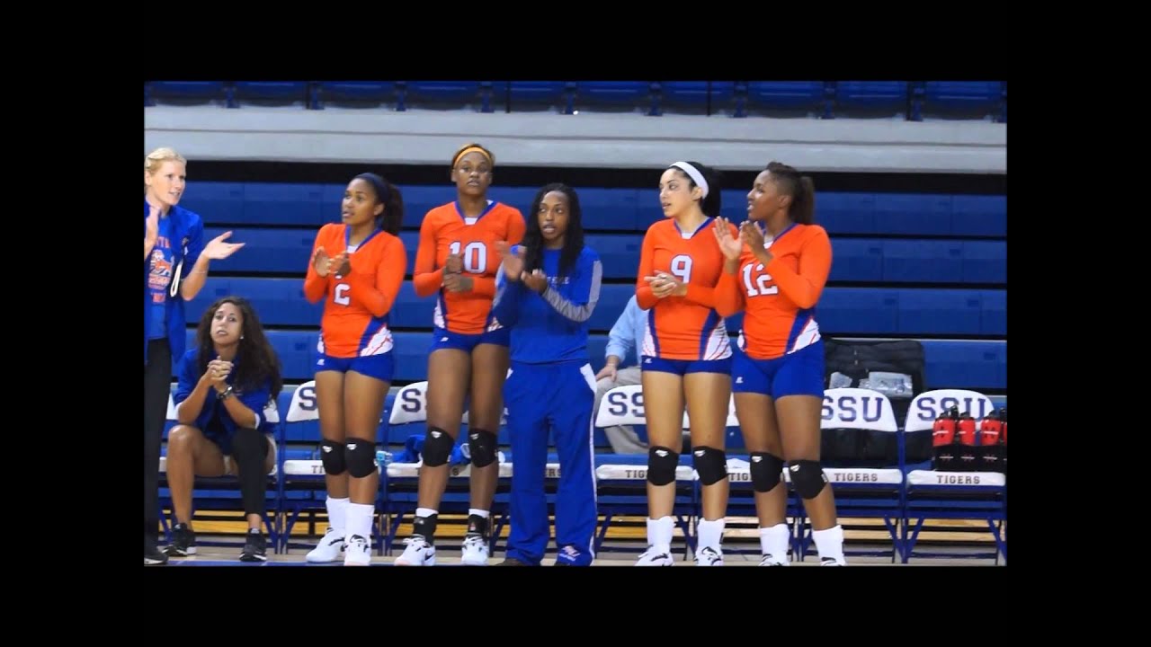 #SSU Lady Tigers Volleyball - September 1st, 2012 - YouTube