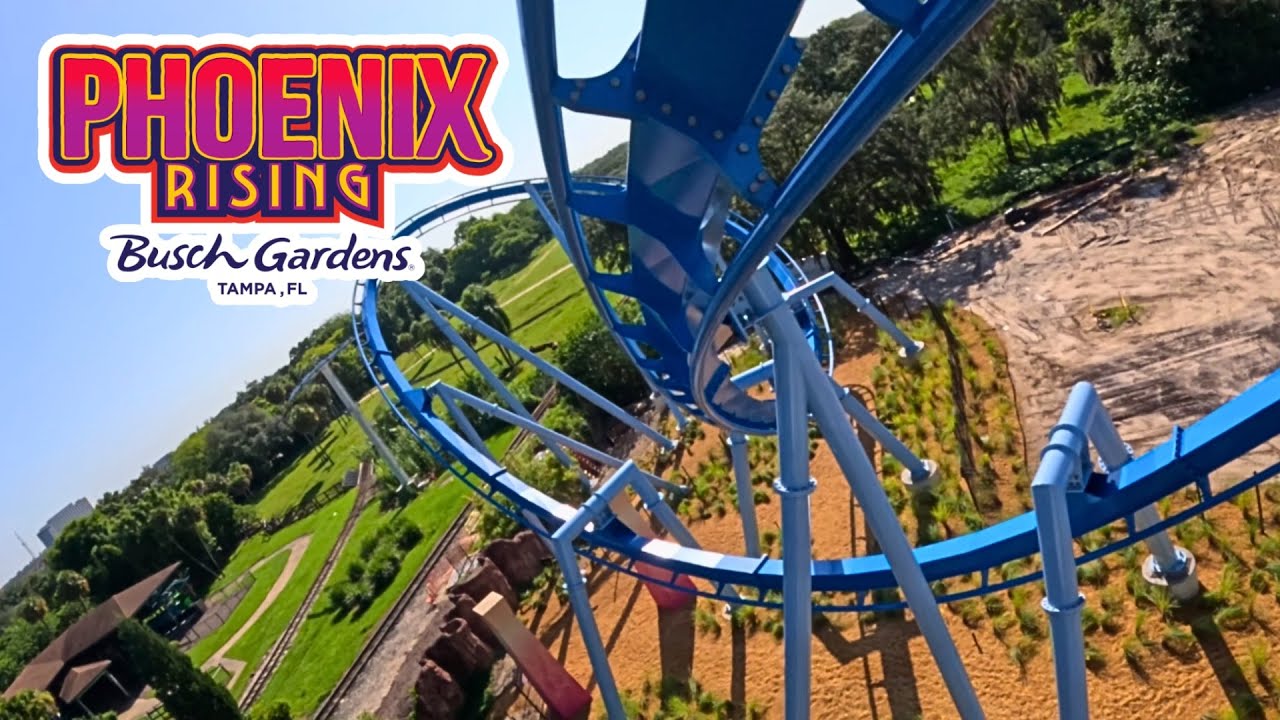 Phoenix Rising FULL Ride POV - Busch Gardens Tampa - YouTube