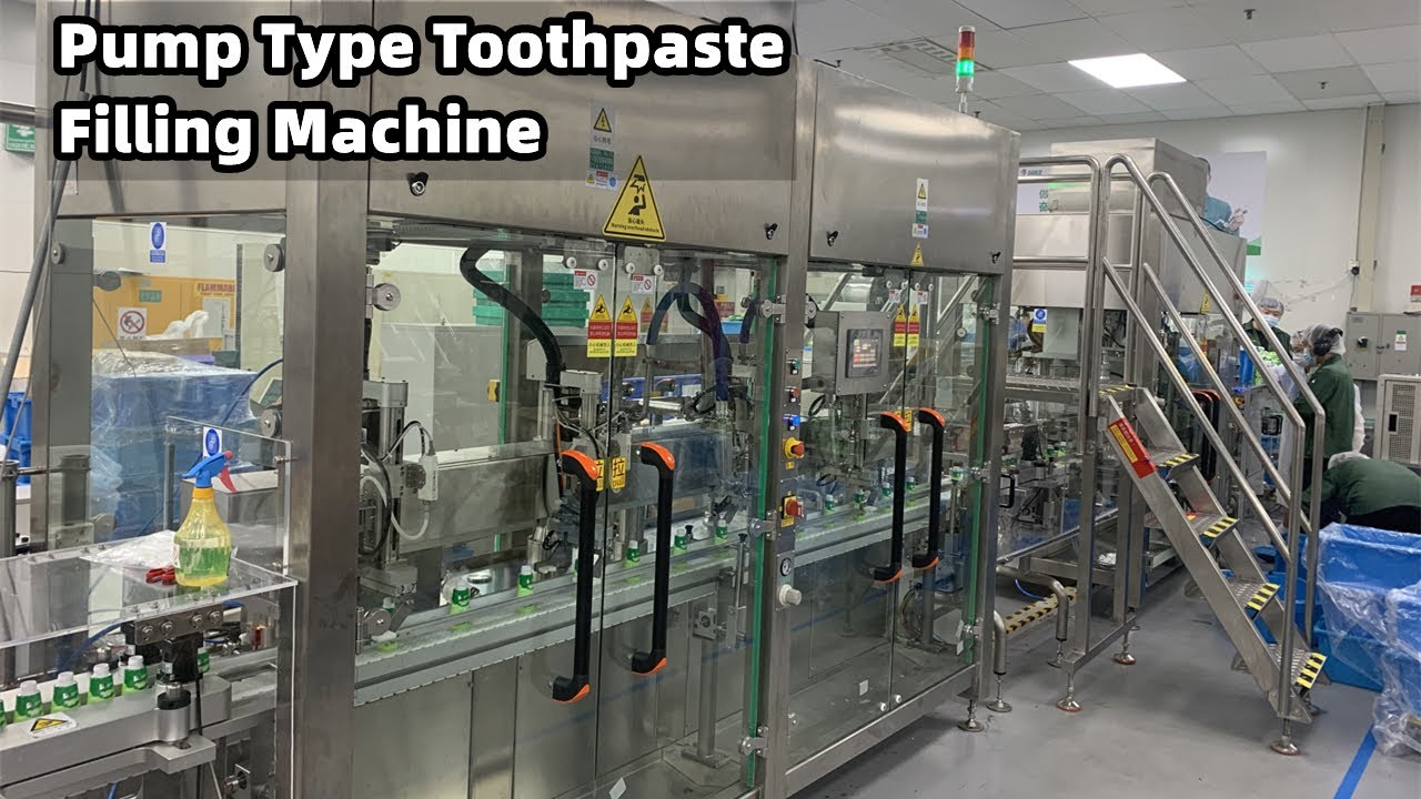 Pump gel type toothpaste filling machine,cream filling and capping ...